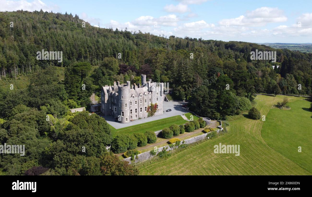 Castlewellan Castle Arial Photos shot with a Drone Stock Photo - Alamy