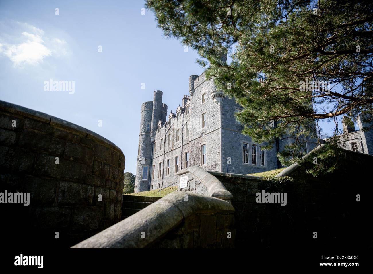 Castlewellan Castle in Castlewellan Forest Park County Down Stock Photo ...
