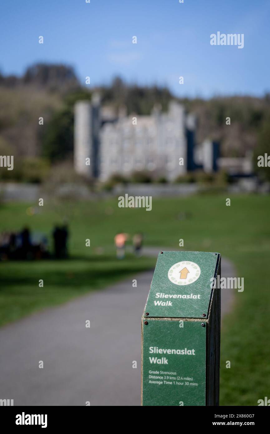 Castlewellan Castle in Castlewellan Forest Park County Down Stock Photo ...
