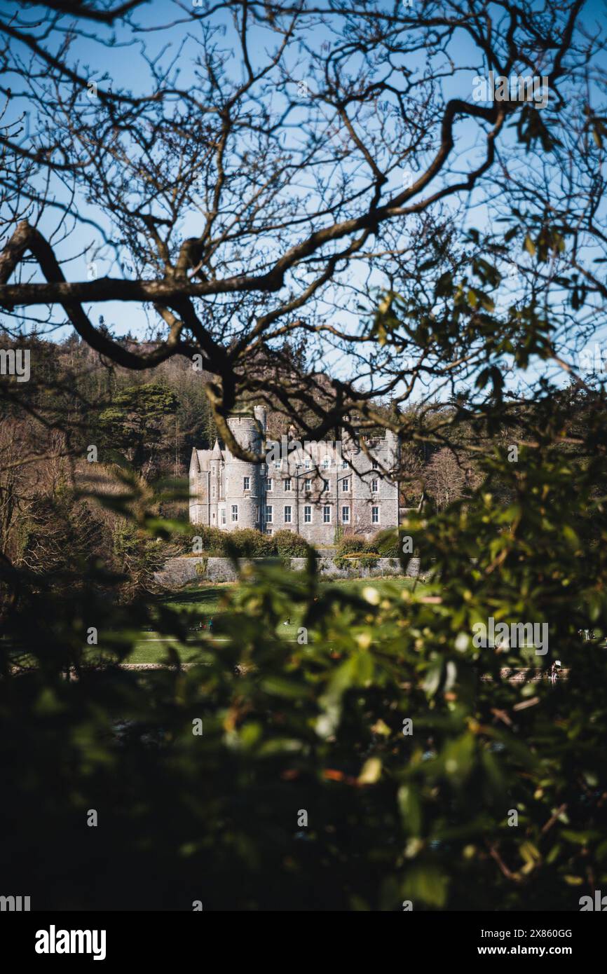 Castlewellan Castle in Castlewellan Forest Park County Down Stock Photo ...