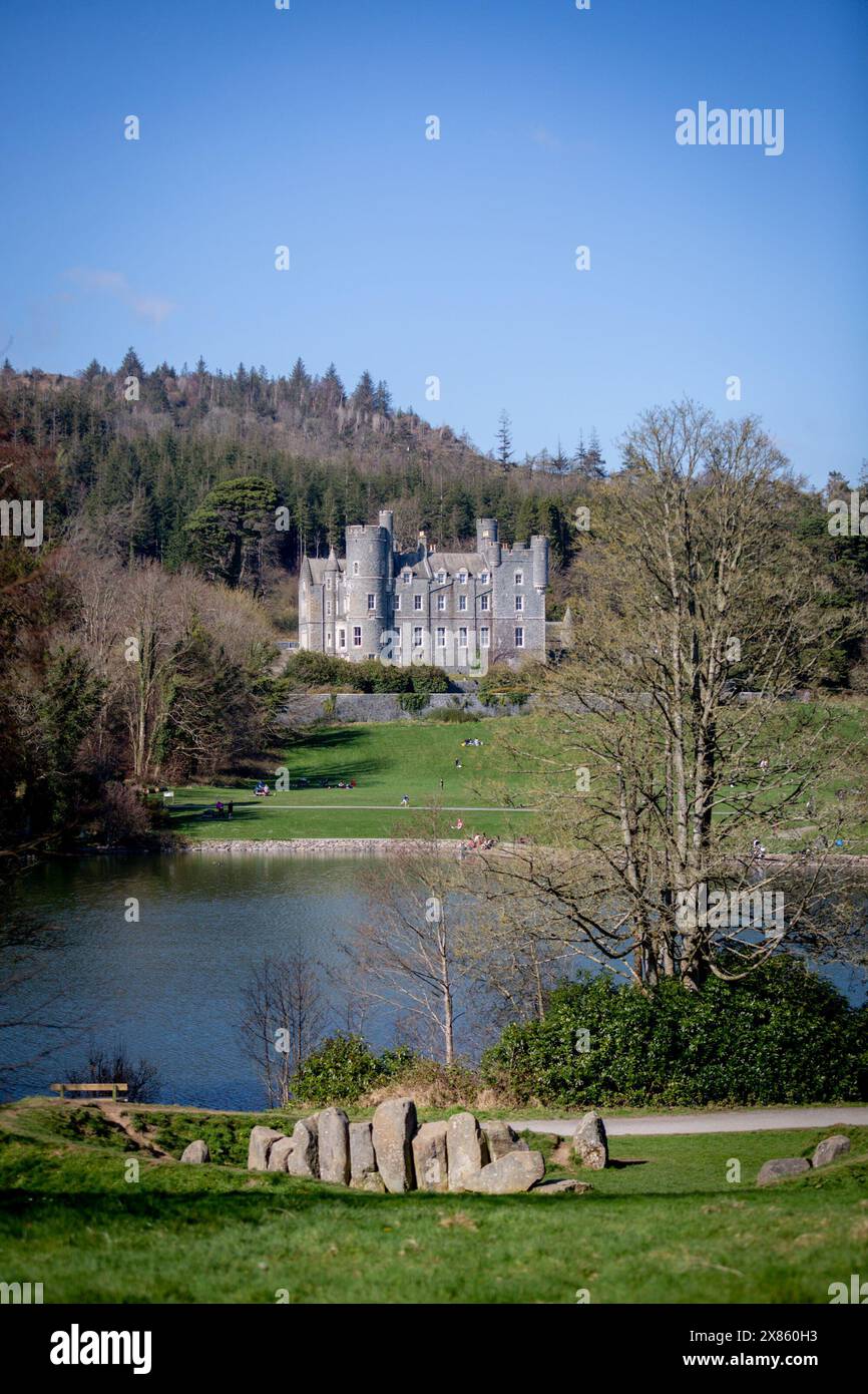 Castlewellan Castle in Castlewellan Forest Park County Down Stock Photo ...