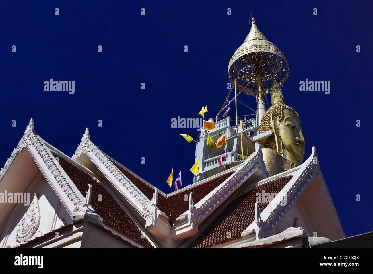 Thailand, Bangkok, the 32 meters tall Standing Buddha Phrasiariyametri ...
