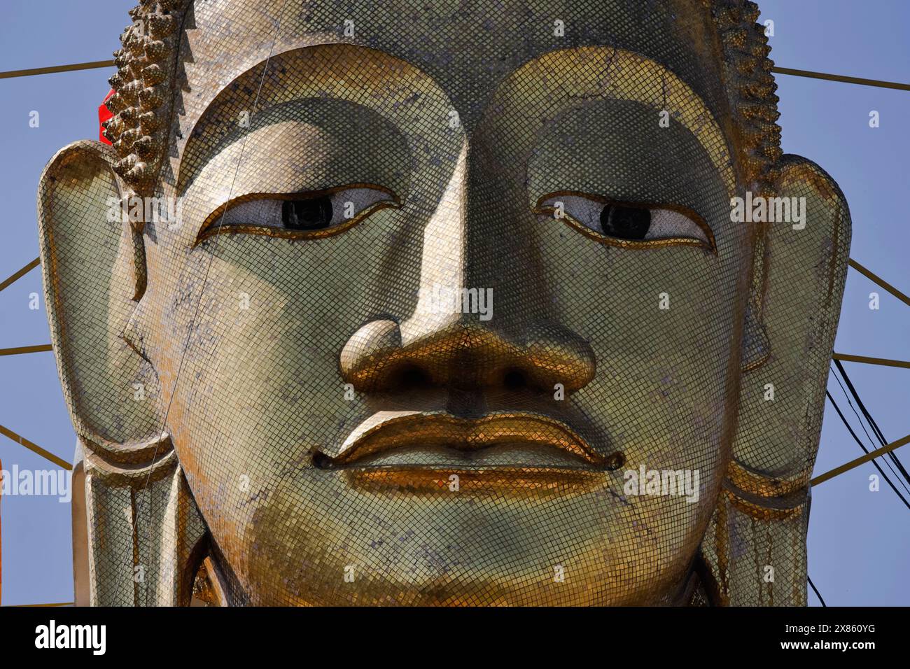 Thailand, Bangkok, the 32 meters tall Standing Buddha Phrasiariyametri ...