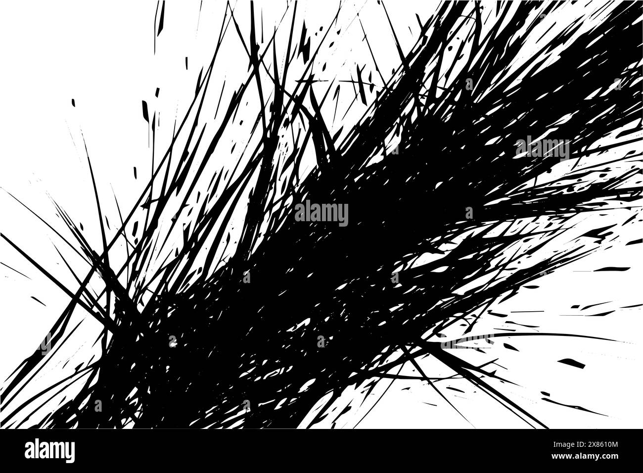 Scribble grunge texture. Square abstract background design. Line vector ...