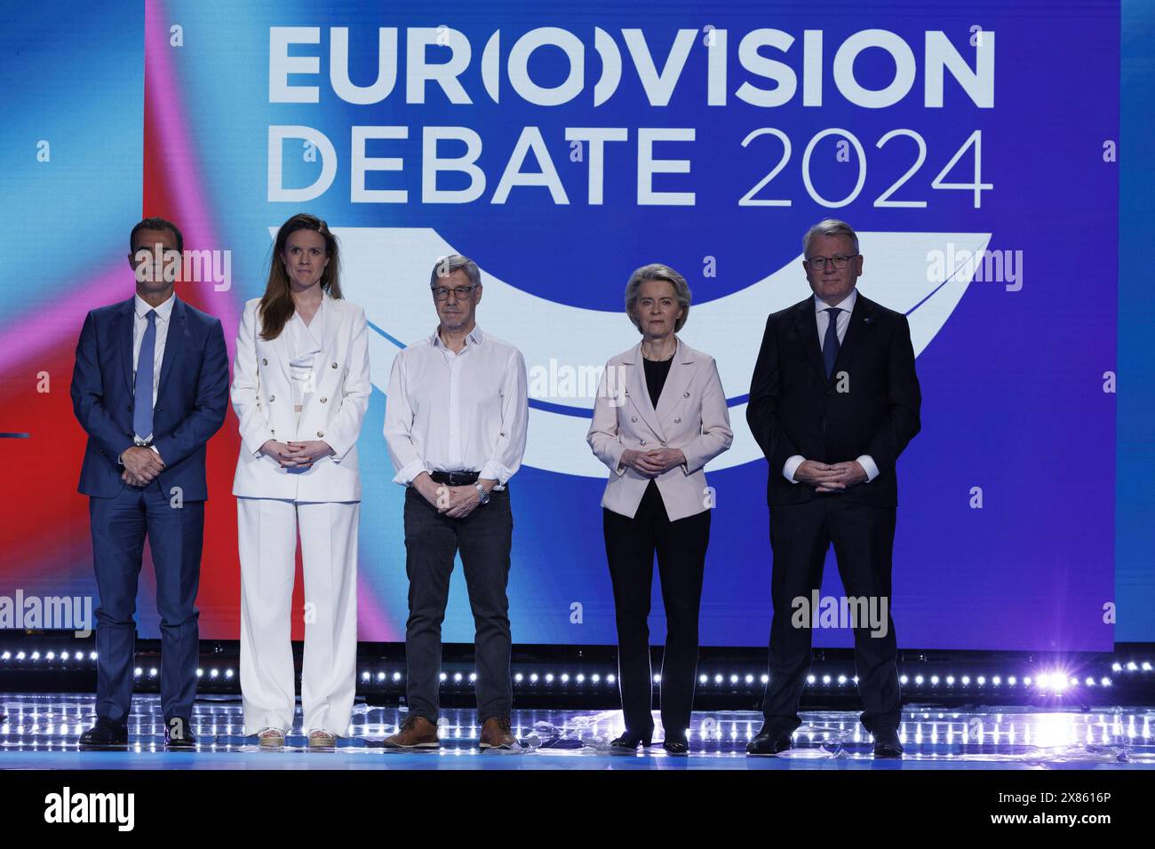 Italian MEP Sandro Gozi, German MEP Terry Reintke, Austrian MEP Walter ...