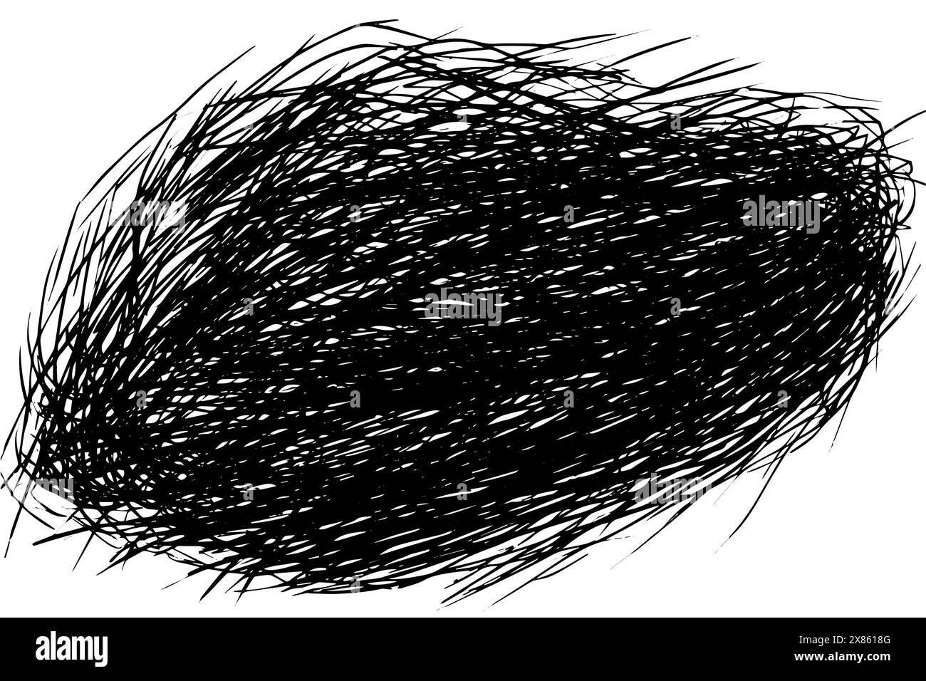 Scribble grunge texture. Square abstract background design. Line vector ...