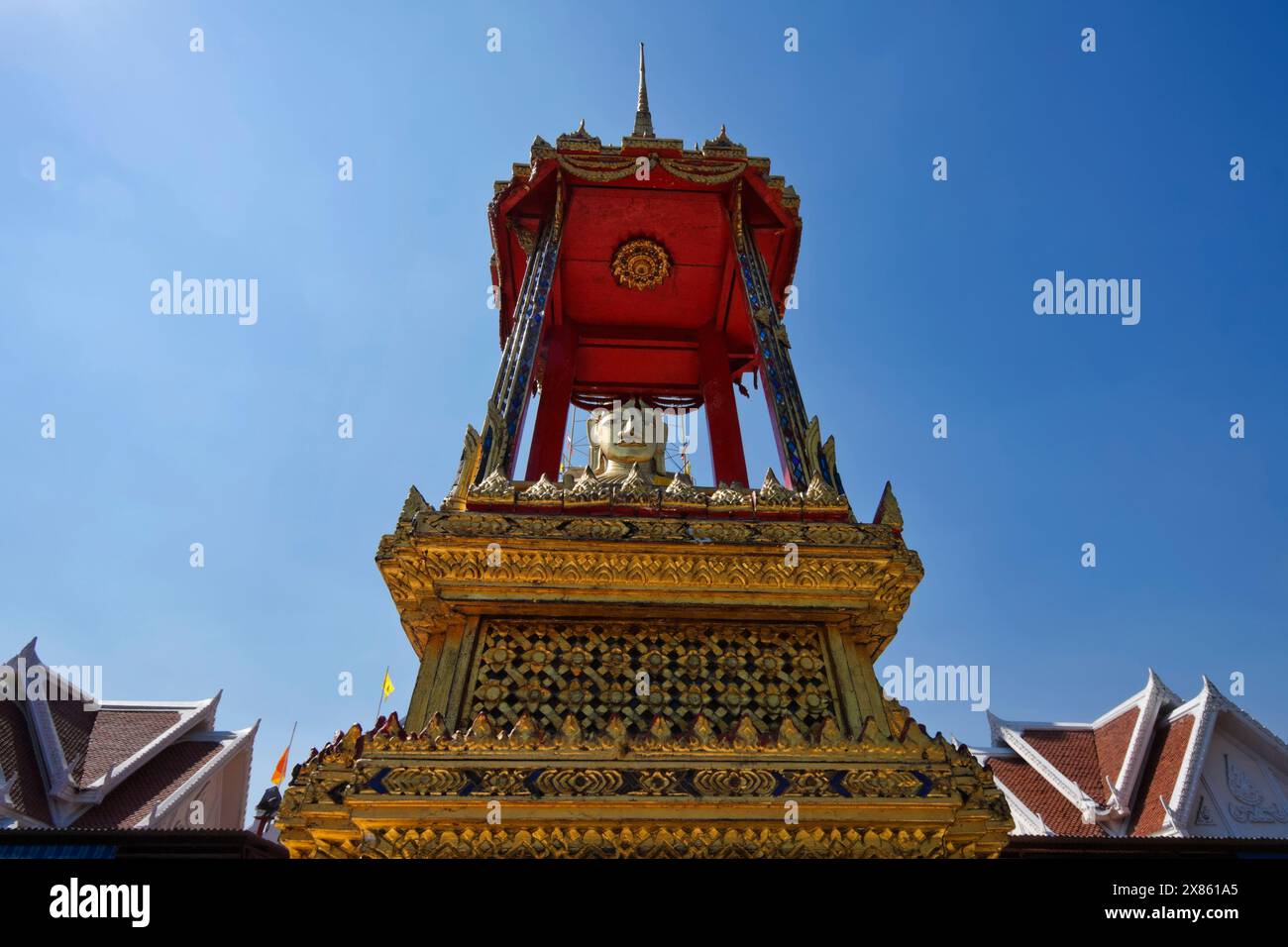 Thailand, Bangkok, the 32 meters tall Standing Buddha Phrasiariyametri ...
