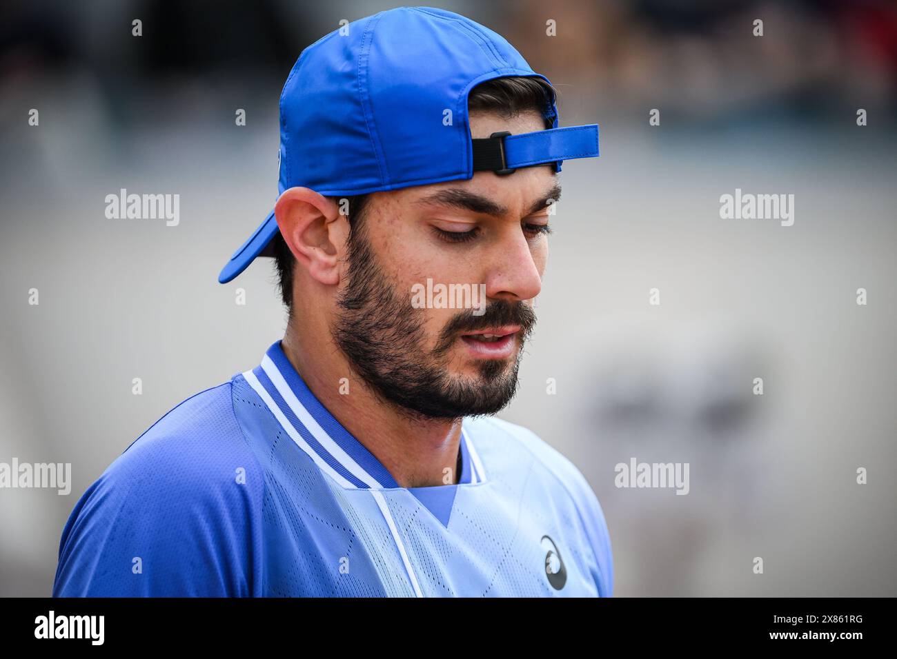 Giulio ZEPPIERI of Italy during fourth qualifying day of Roland-Garros ...