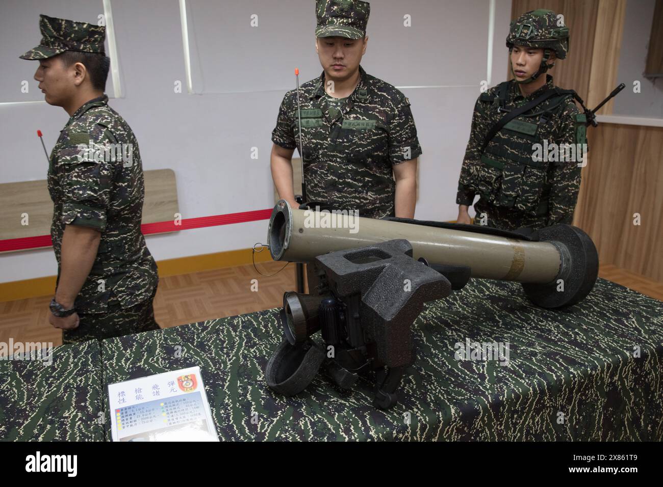 Marine Corps walk by the kestrel anti-armor rocket before Taiwan ...