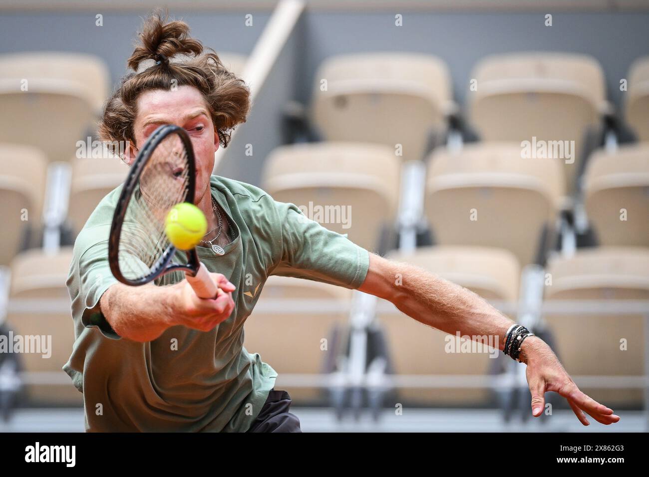 May 23, 2024, Paris, France, France: Andrey RUBLEV of Russia during a ...