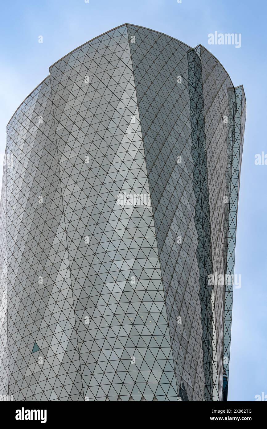Qatar, Doha, Modern architecture on the Corniche Stock Photo - Alamy