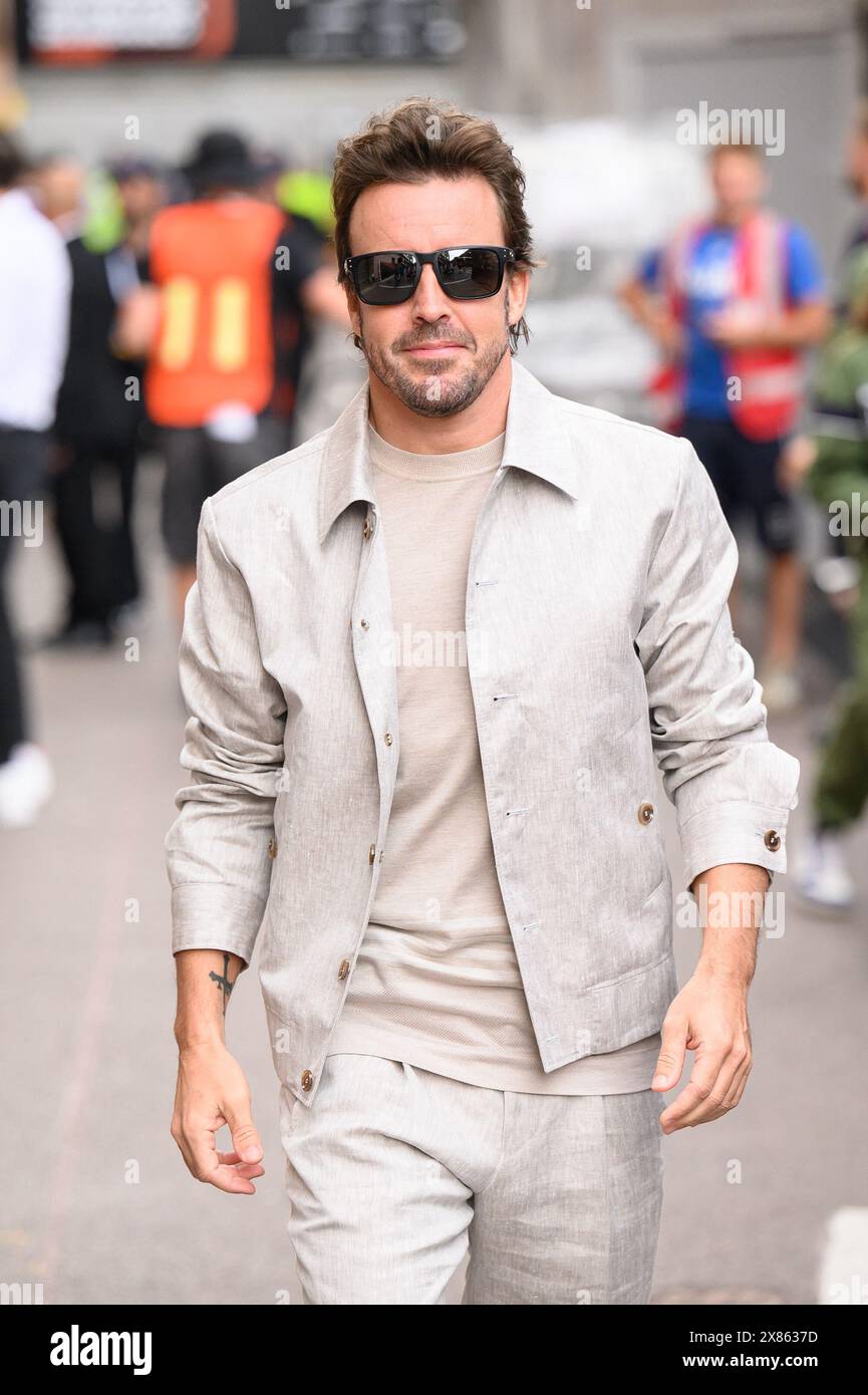 Fernando Alonso attends the Monaco GP at Montecarlo, Formula 1 World ...