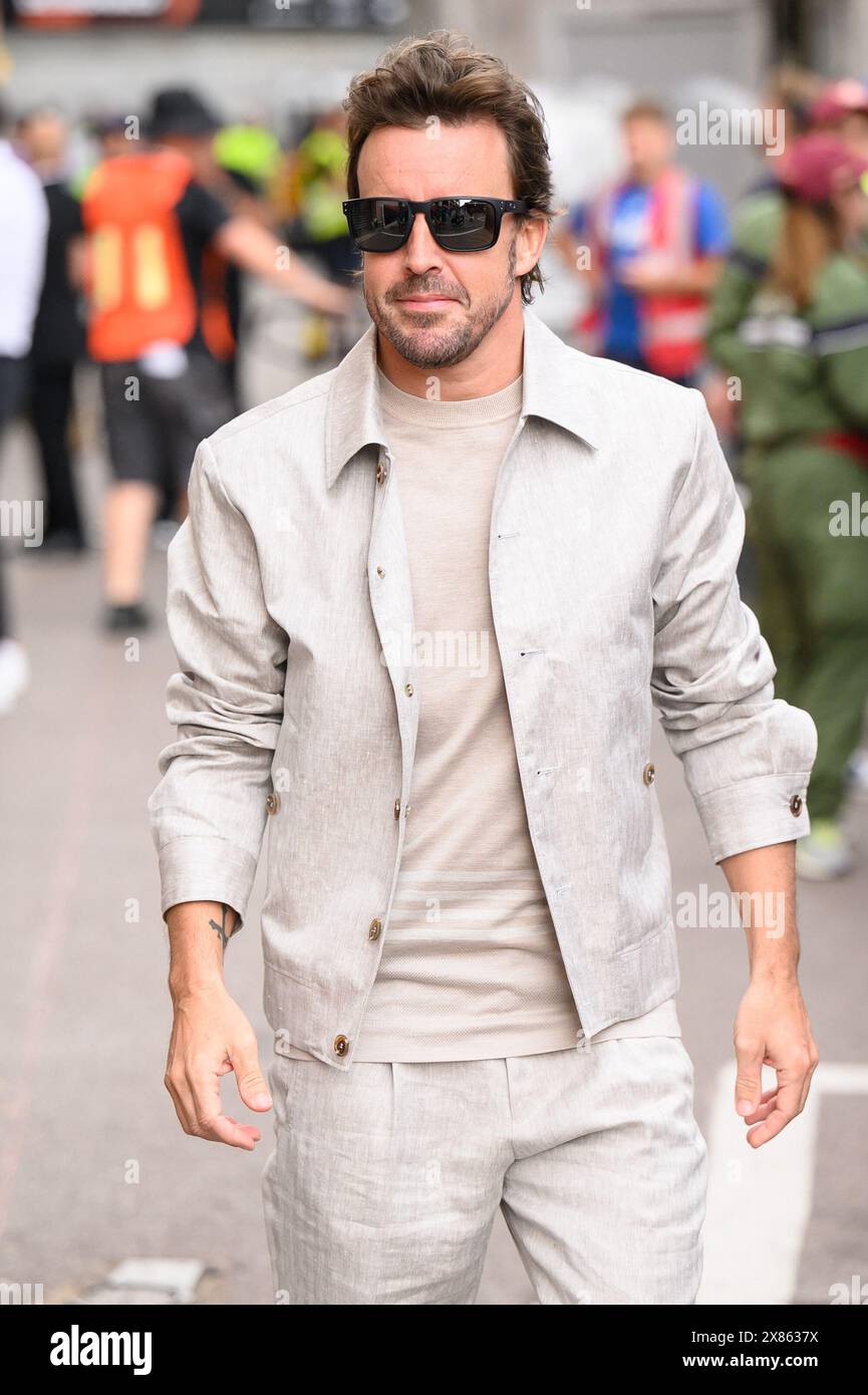 Fernando Alonso attends the Monaco GP at Montecarlo, Formula 1 World ...