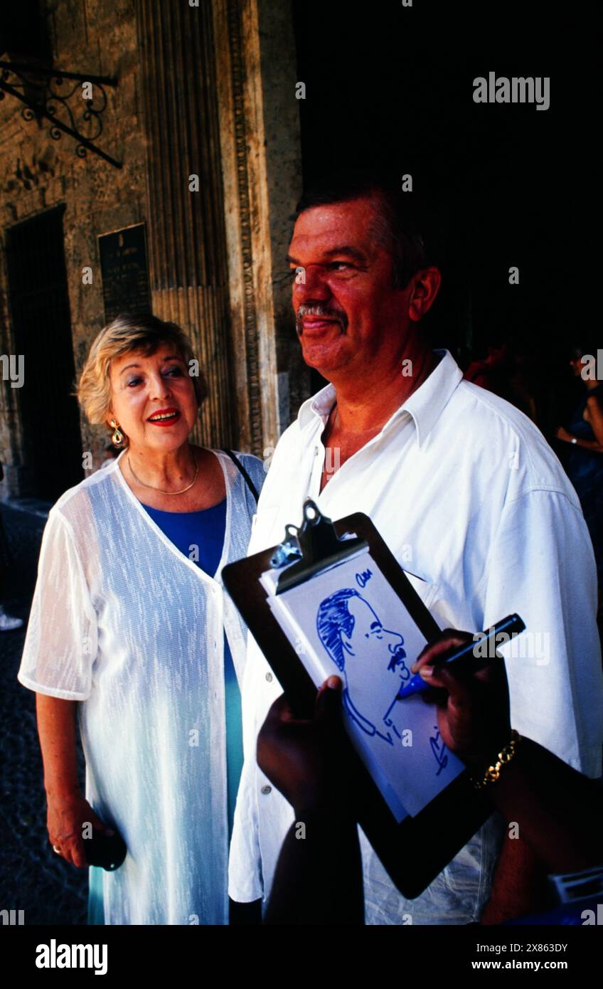 Marie Luise Marjan, deutsche Schauspielerin, mit Partner Bodo Bressler ...