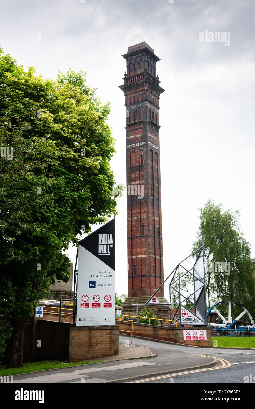 India Mill, Darwen, Lancashire, England, United Kingdom Stock Photo - Alamy