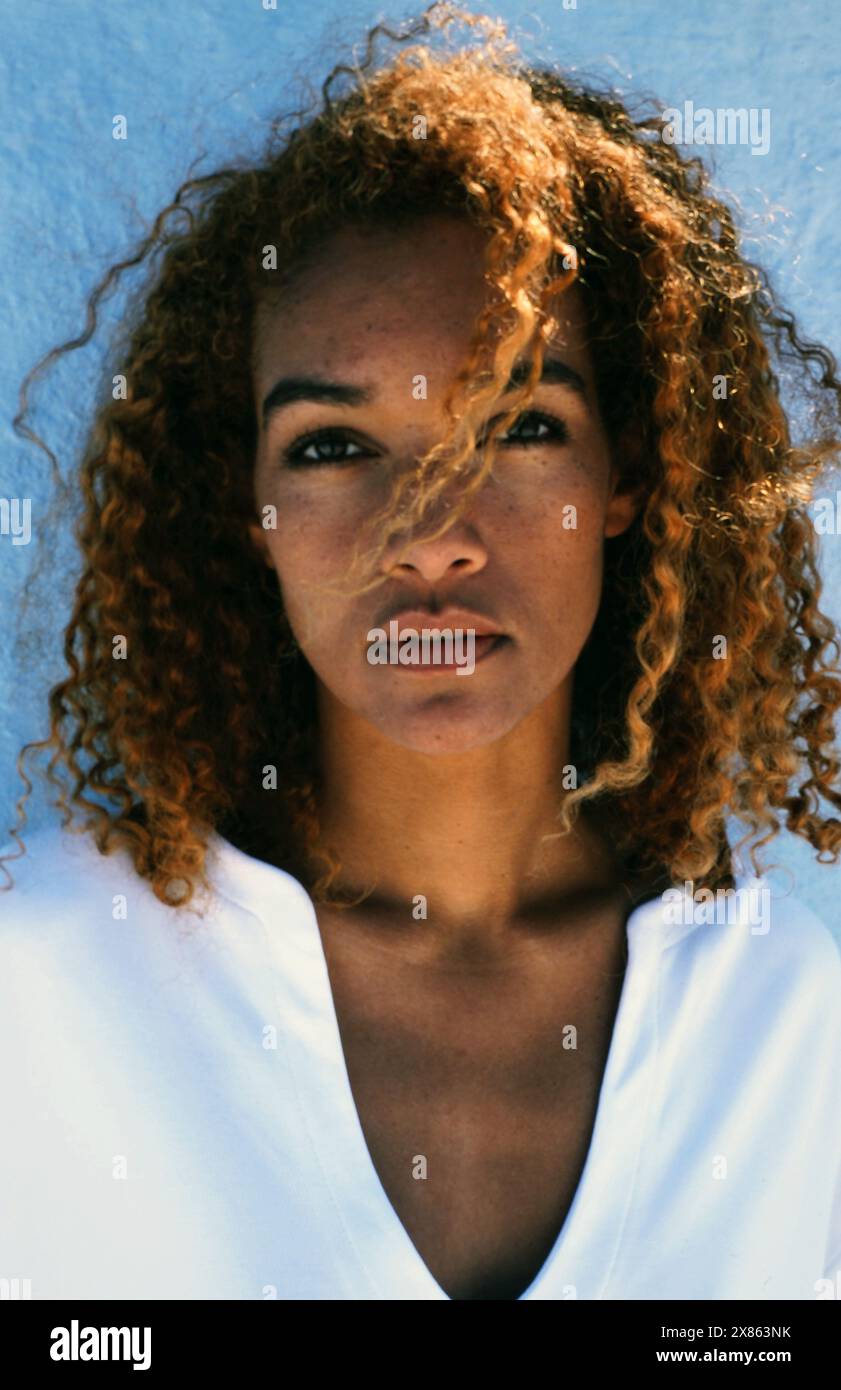 Carol Campbell, deutsche Schauspielerin und Moderatorin, im Urlaub, um ...