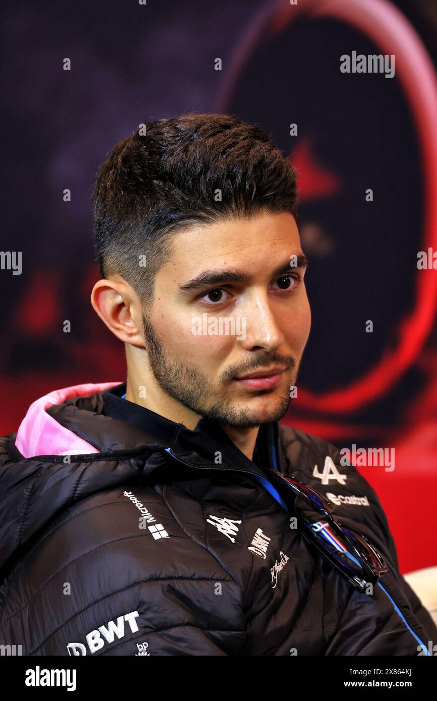Monte Carlo, Monaco. 23rd May, 2024. Esteban Ocon (FRA) Alpine F1 Team ...
