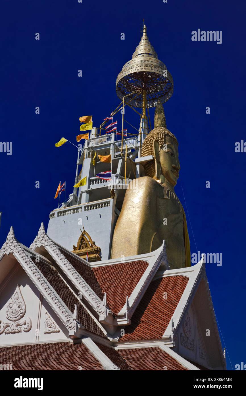 Thailand, Bangkok, the 32 meters tall Standing Buddha Phrasiariyametri ...