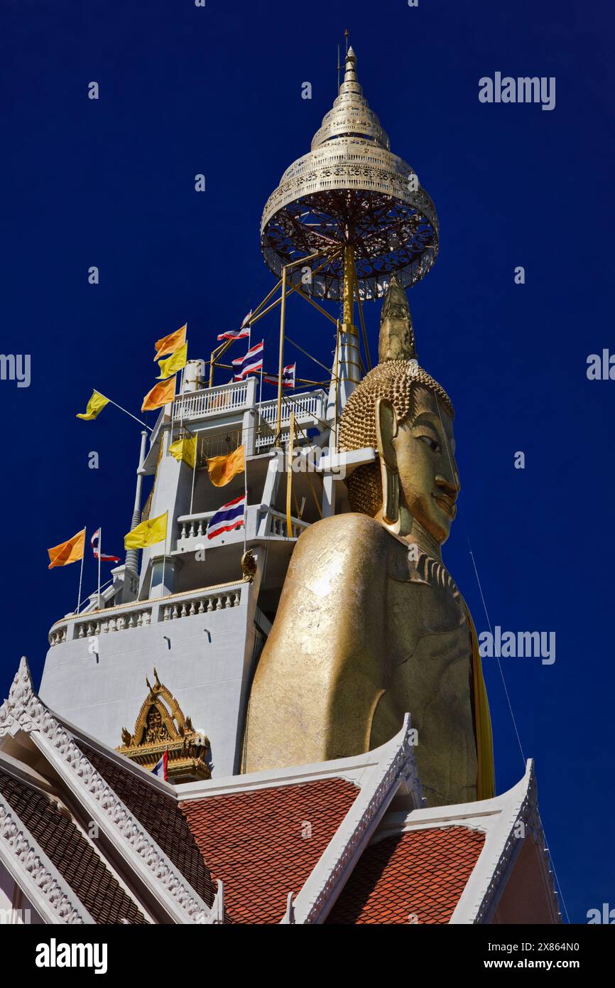 Thailand, Bangkok, the 32 meters tall Standing Buddha Phrasiariyametri ...