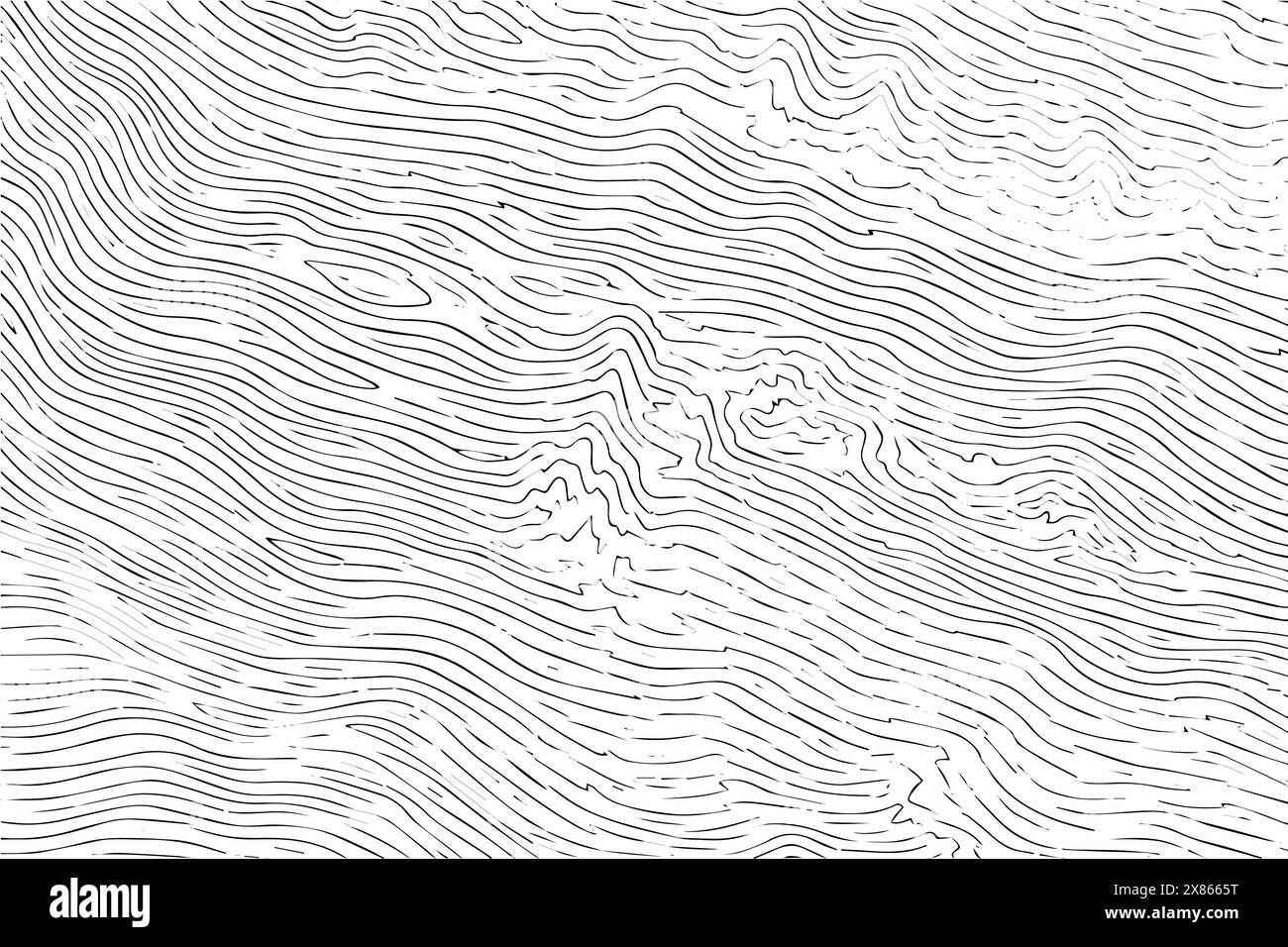 Vintage Wood Pattern: Vector Illustration of Seamless Tree Grain ...