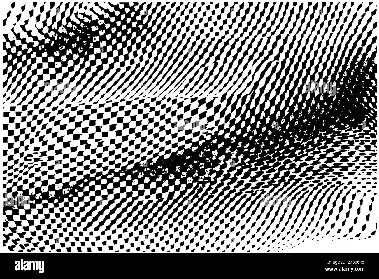 Halftone texture engraved in hipster style on halftone background ...