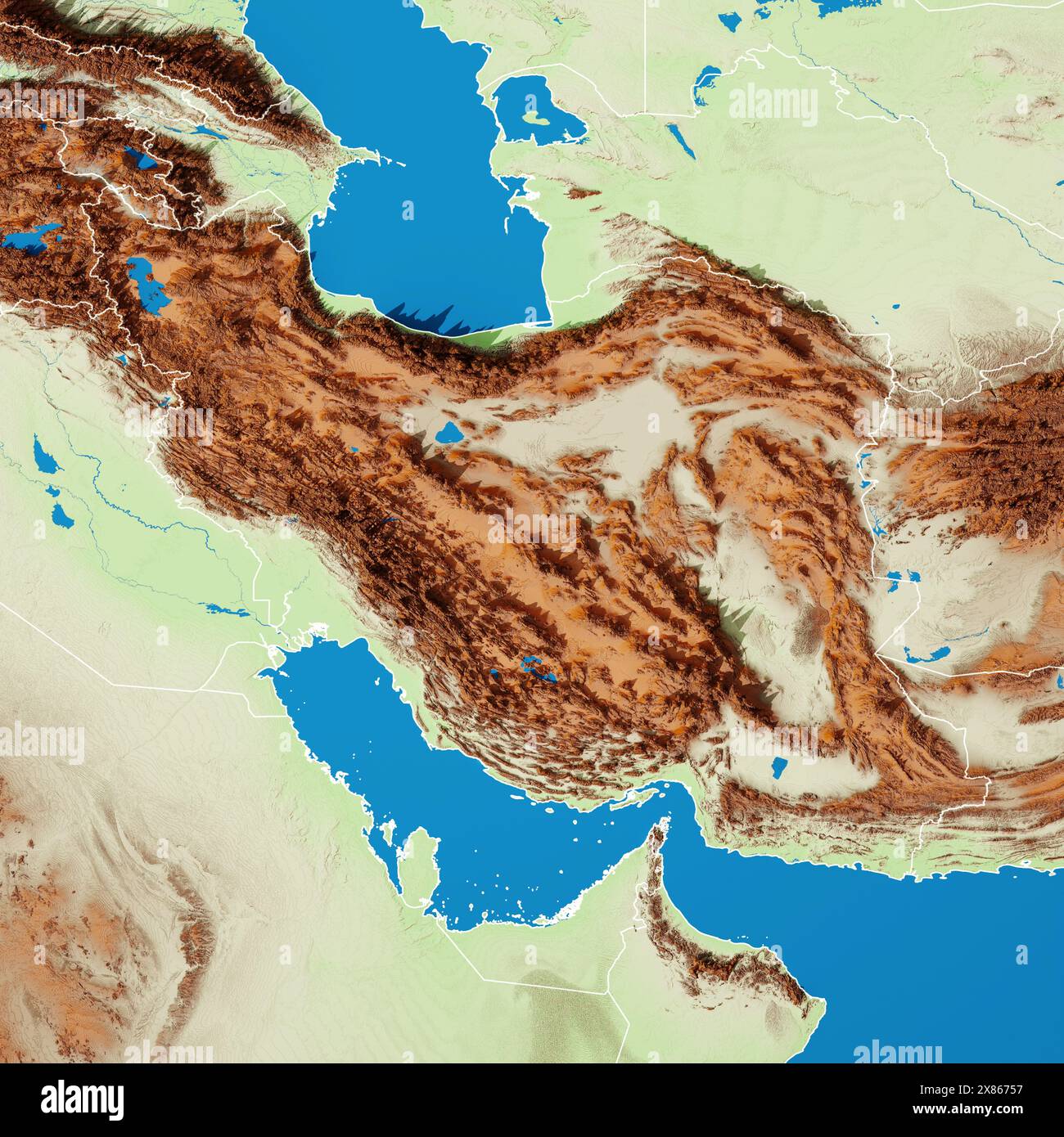 Iranmap hi-res stock photography and images - Alamy