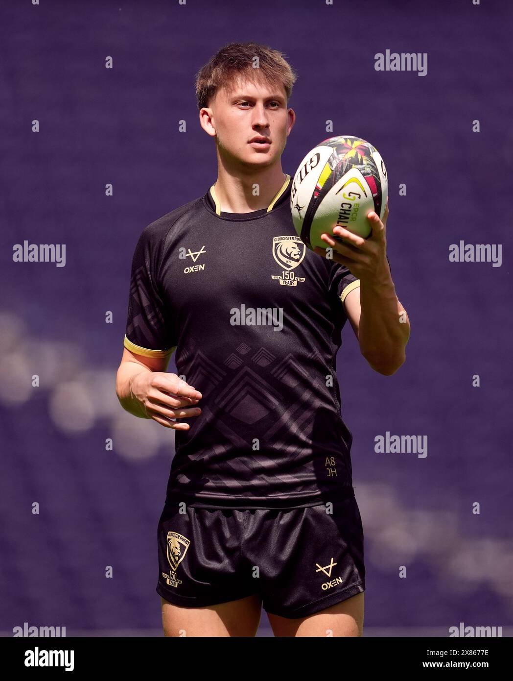 Gloucester Rugby's Josh Hathaway during a captain's run at the ...
