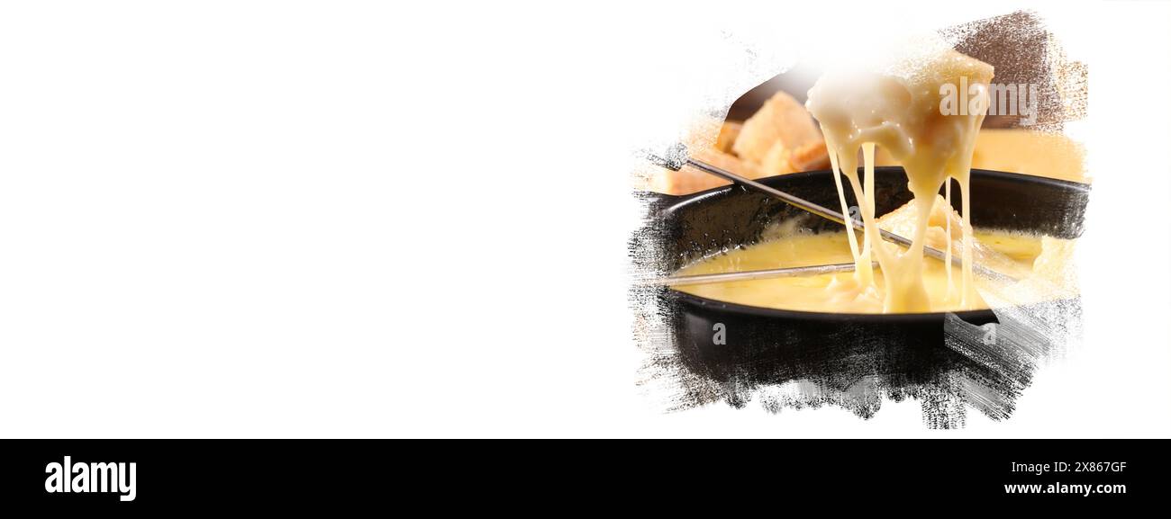 Advertising Banner Template for Cheese Stock Photo - Alamy