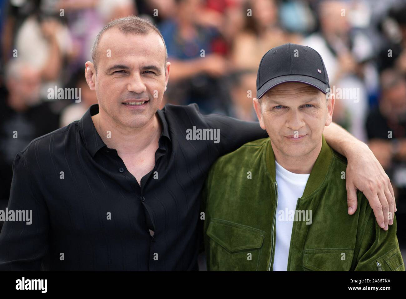 Cannes, France. 23rd May, 2024. Stephane Rideau and Gael Morel ...