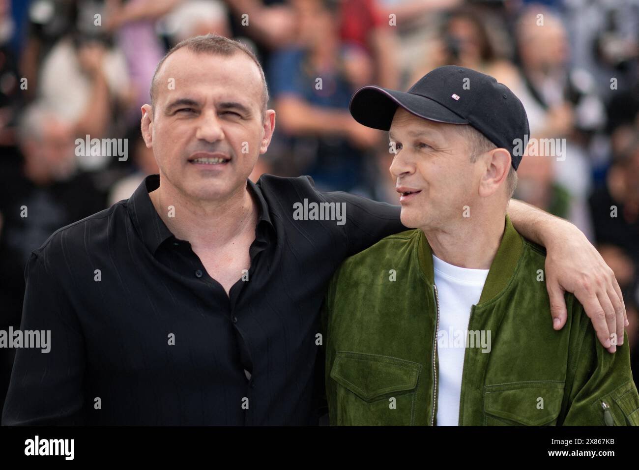 Cannes, France. 23rd May, 2024. Stephane Rideau and Gael Morel ...