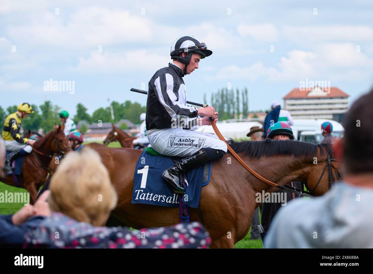 Jockey Rossa Ryan on Classical Song waiting before a race at York ...