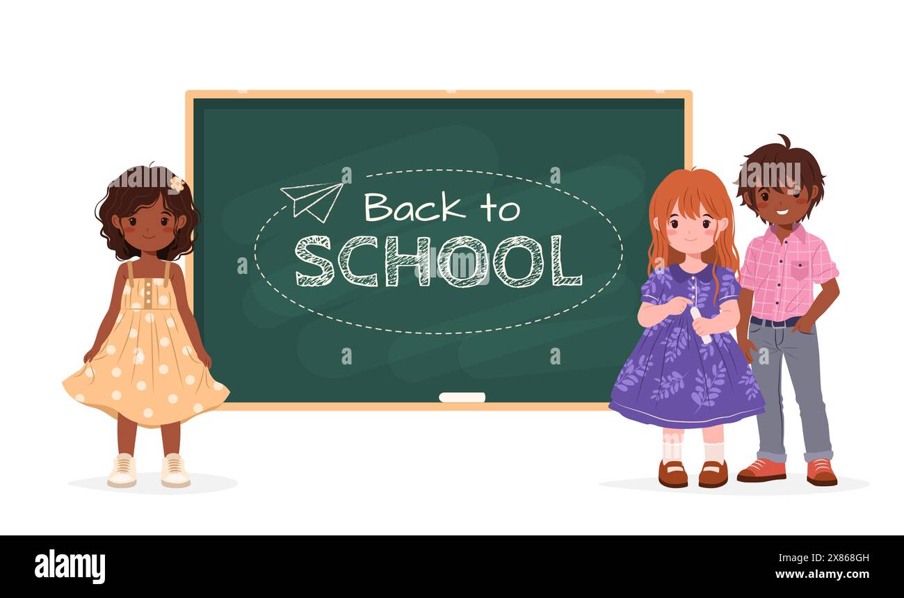 School children learning technology Stock Vector Images - Alamy