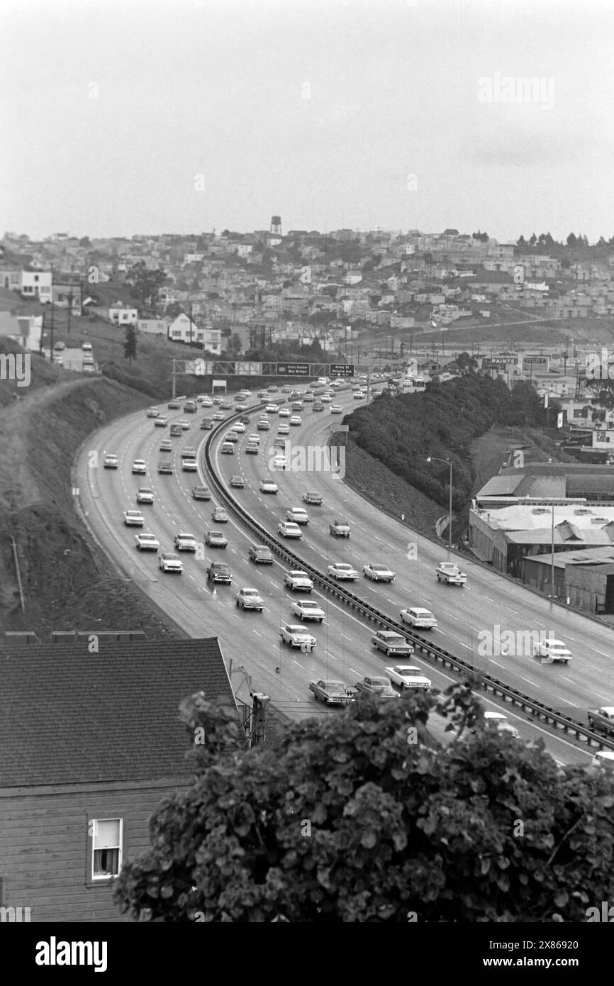 Highway 101 in san Black and White Stock Photos & Images - Alamy