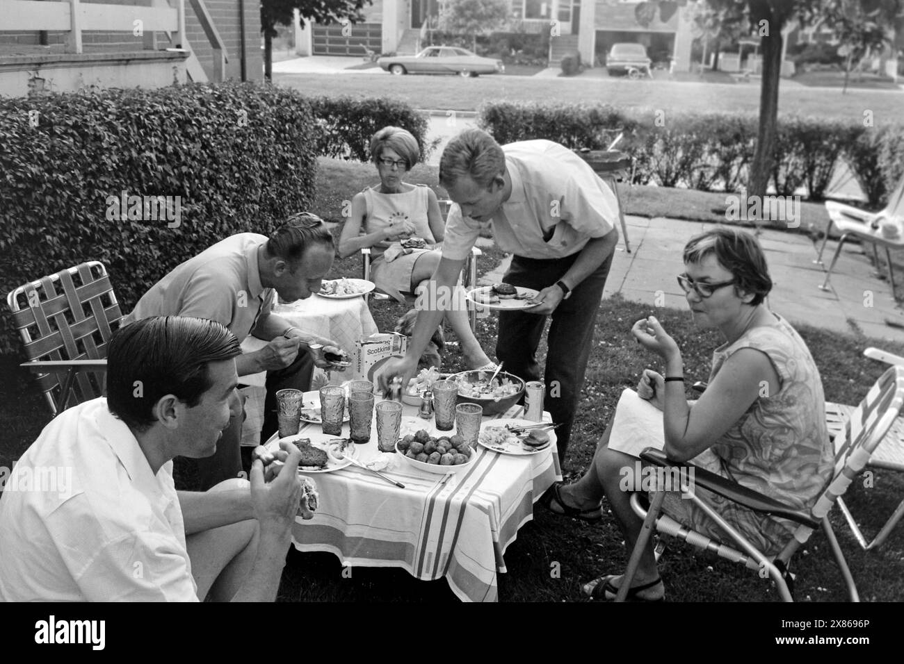 1960s party food hi-res stock photography and images - Alamy