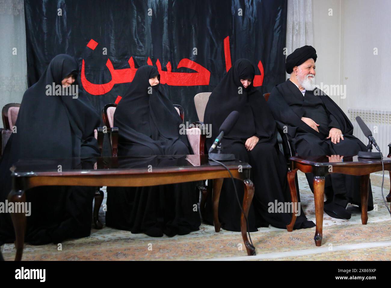 Tehran, Iran. 23rd May, 2024. Iranian Supreme Leader (unseen) meets ...