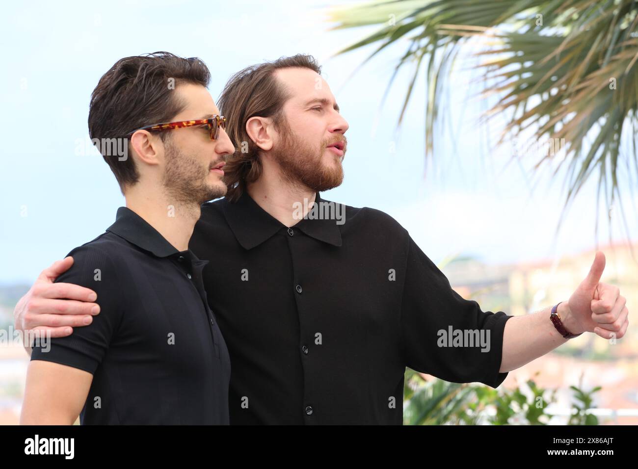 Cannes, France. 23rd May, 2024. Pierre Niney and Bastien Bouillon at ...