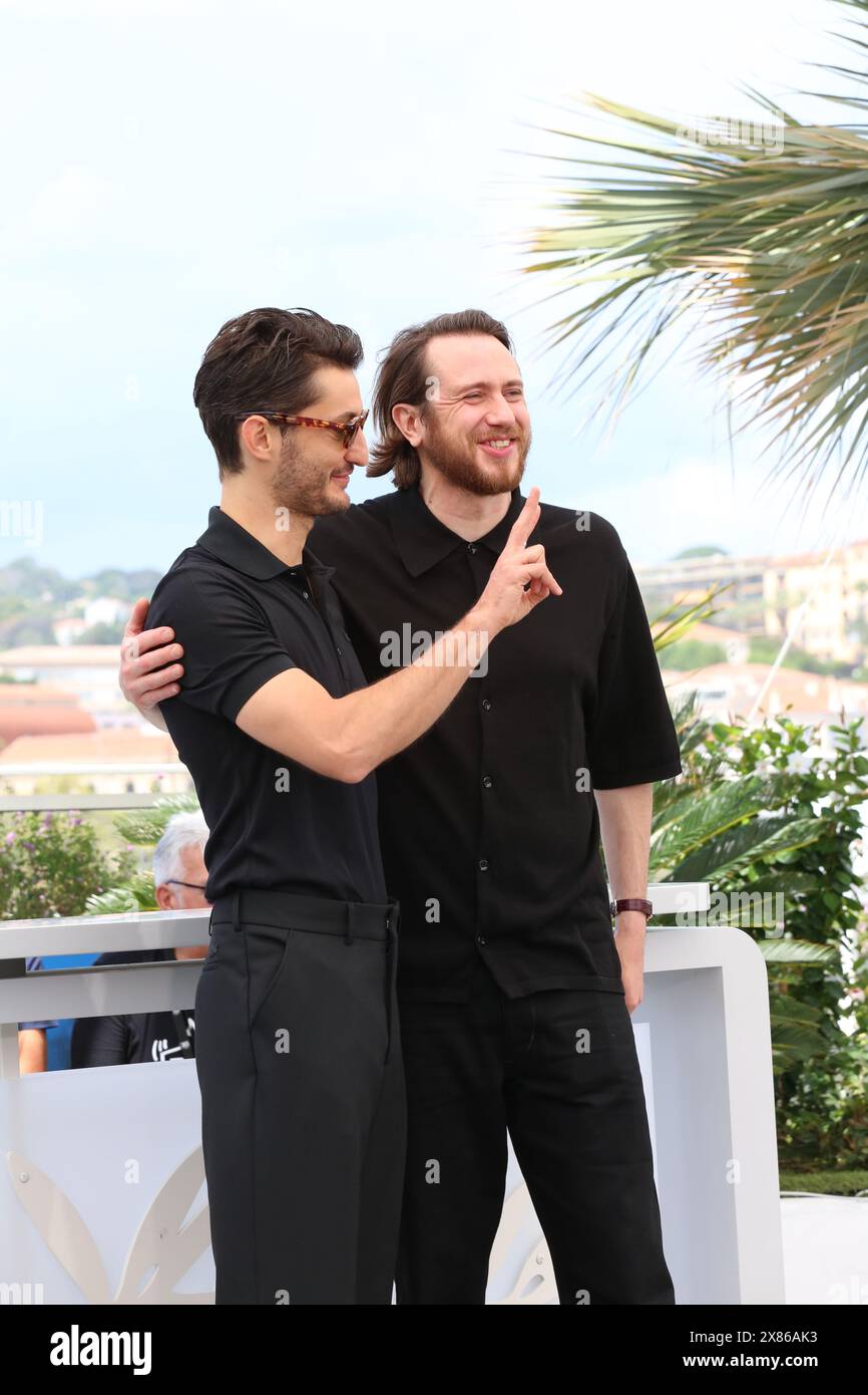 Cannes, France. 23rd May, 2024. Pierre Niney and Bastien Bouillon at ...