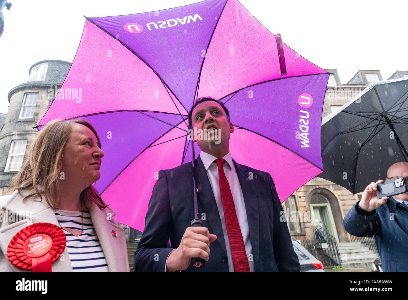 Edinburgh, Scotland, UK. 23rd May 2024. Scottish Labour Leader Anas ...