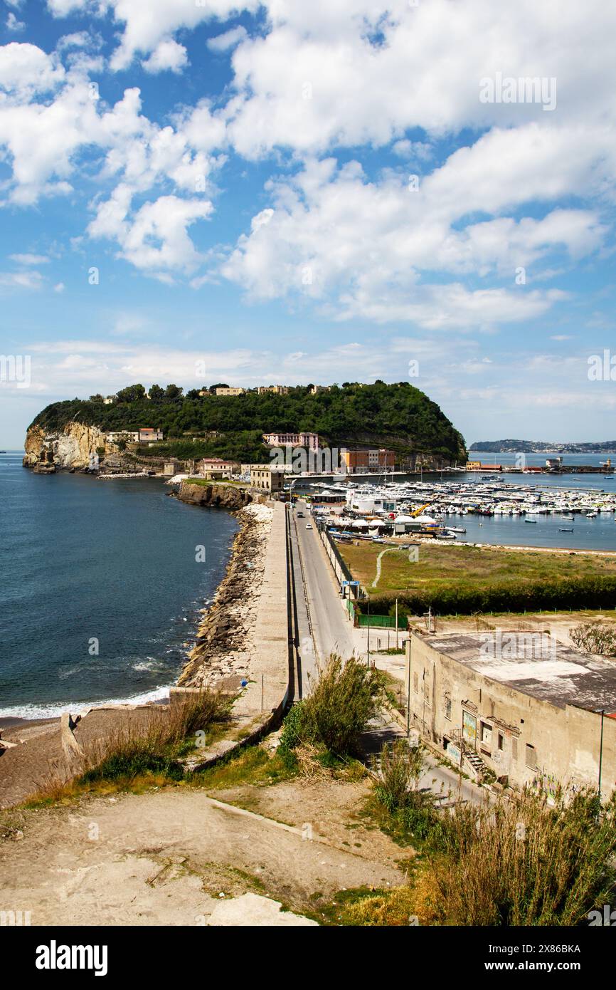 Gulf of Pozzuoli, Nisida Island, Naples view Stock Photo - Alamy