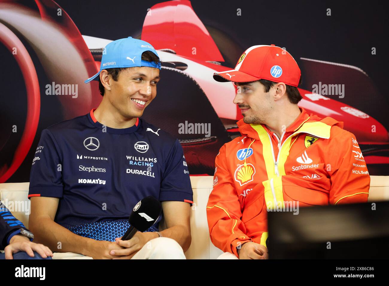 ALBON Alexander (tha), Williams Racing FW46, LECLERC Charles (mco ...