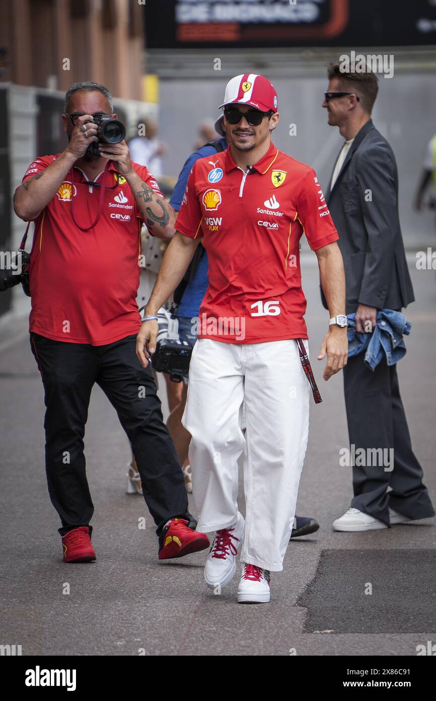 LECLERC Charles (mco), Scuderia Ferrari SF-24, portrait during the ...