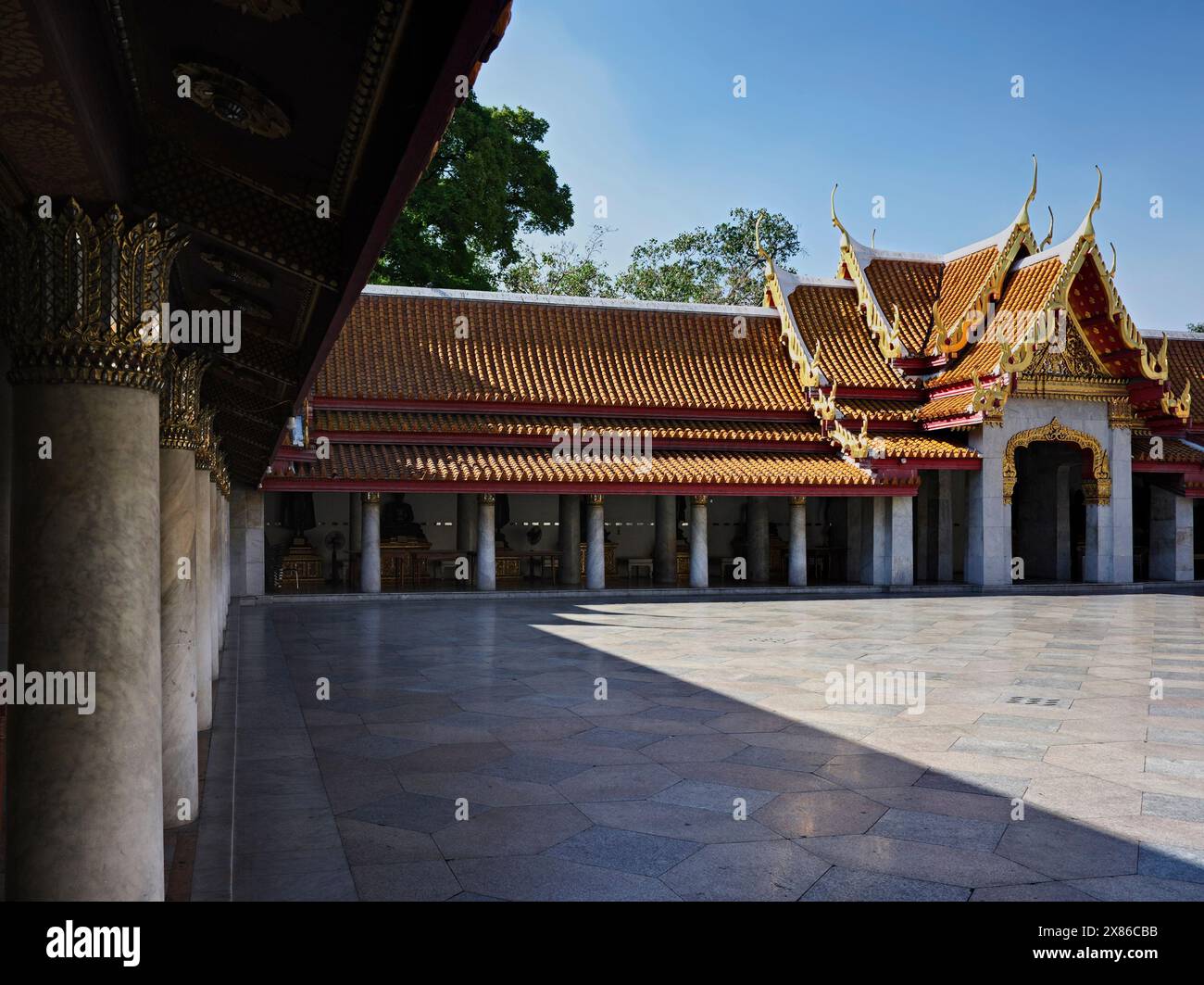Thailand, Bangkok, Dusit District, Benjamabopit Temple (Wat ...