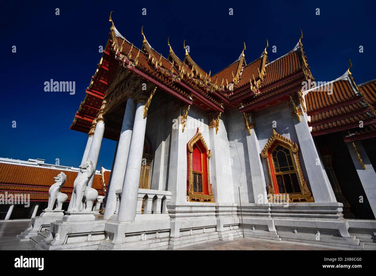 Thailand, Bangkok, Dusit District, Benjamabopit Temple (Wat ...