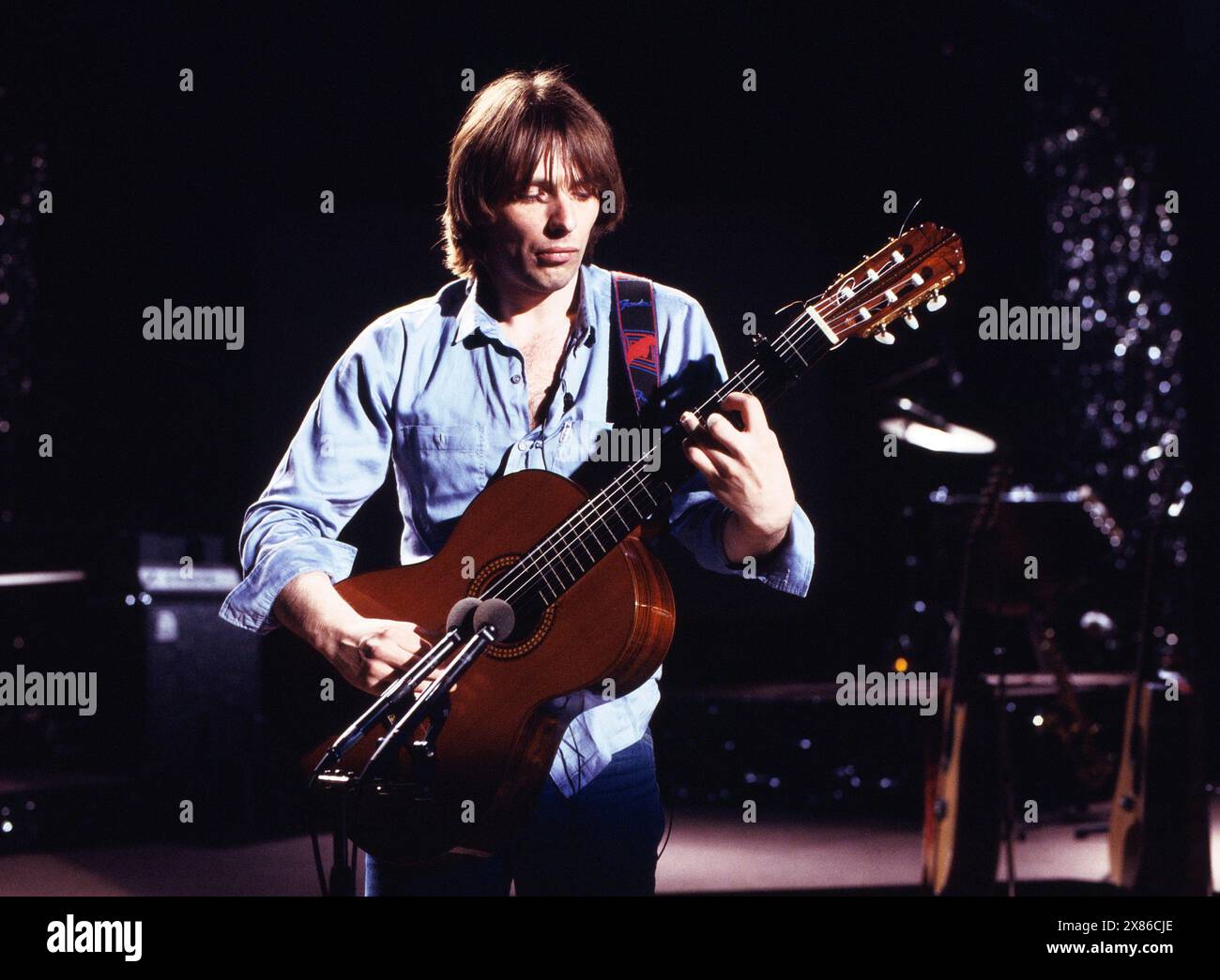 Harry Sacksioni, niederlänidscher Komponist und Gitarrist, bei einem ...