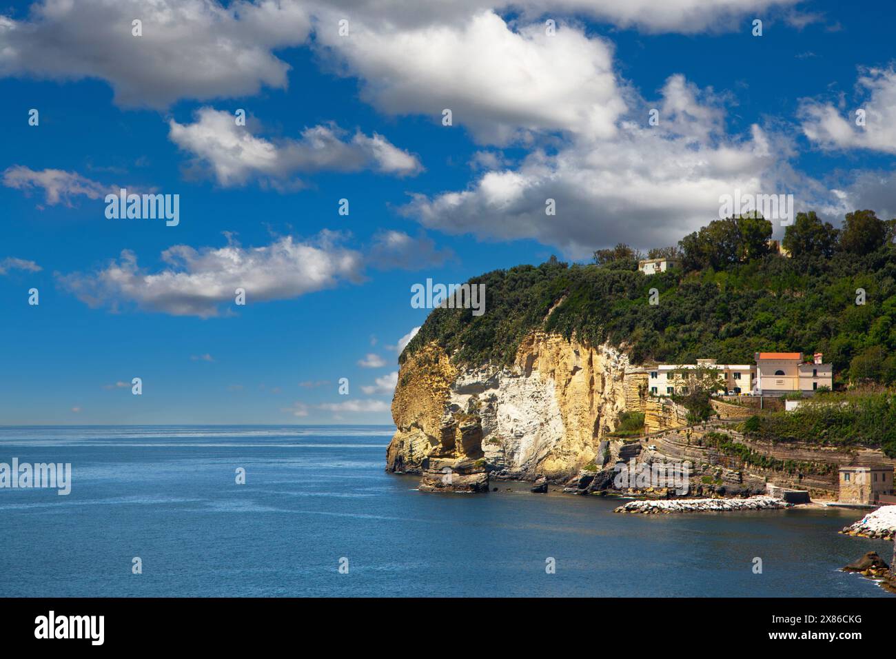 Gulf of Pozzuoli, Nisida Island, Naples view Stock Photo - Alamy
