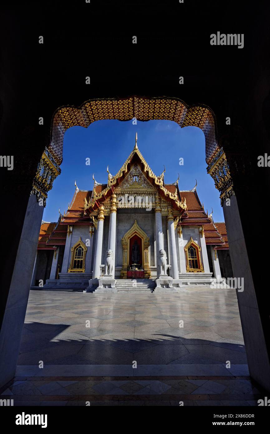 Thailand, Bangkok, Dusit District, Benjamabopit Temple (Wat ...