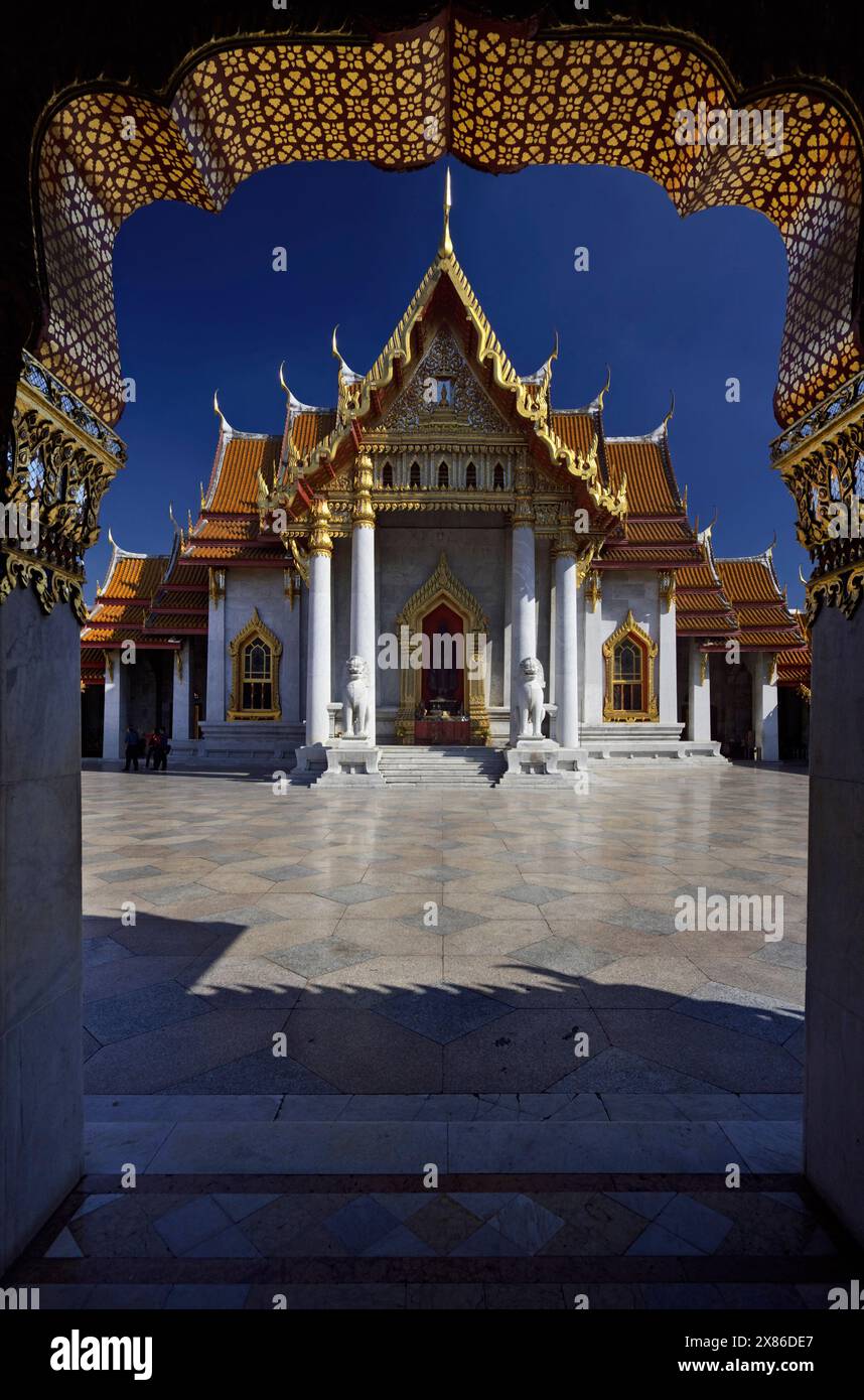 Thailand, Bangkok, Dusit District, Benjamabopit Temple (Wat ...