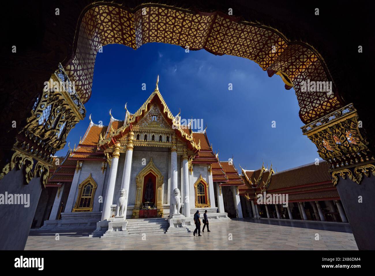 Thailand, Bangkok, Dusit District, Benjamabopit Temple (Wat ...