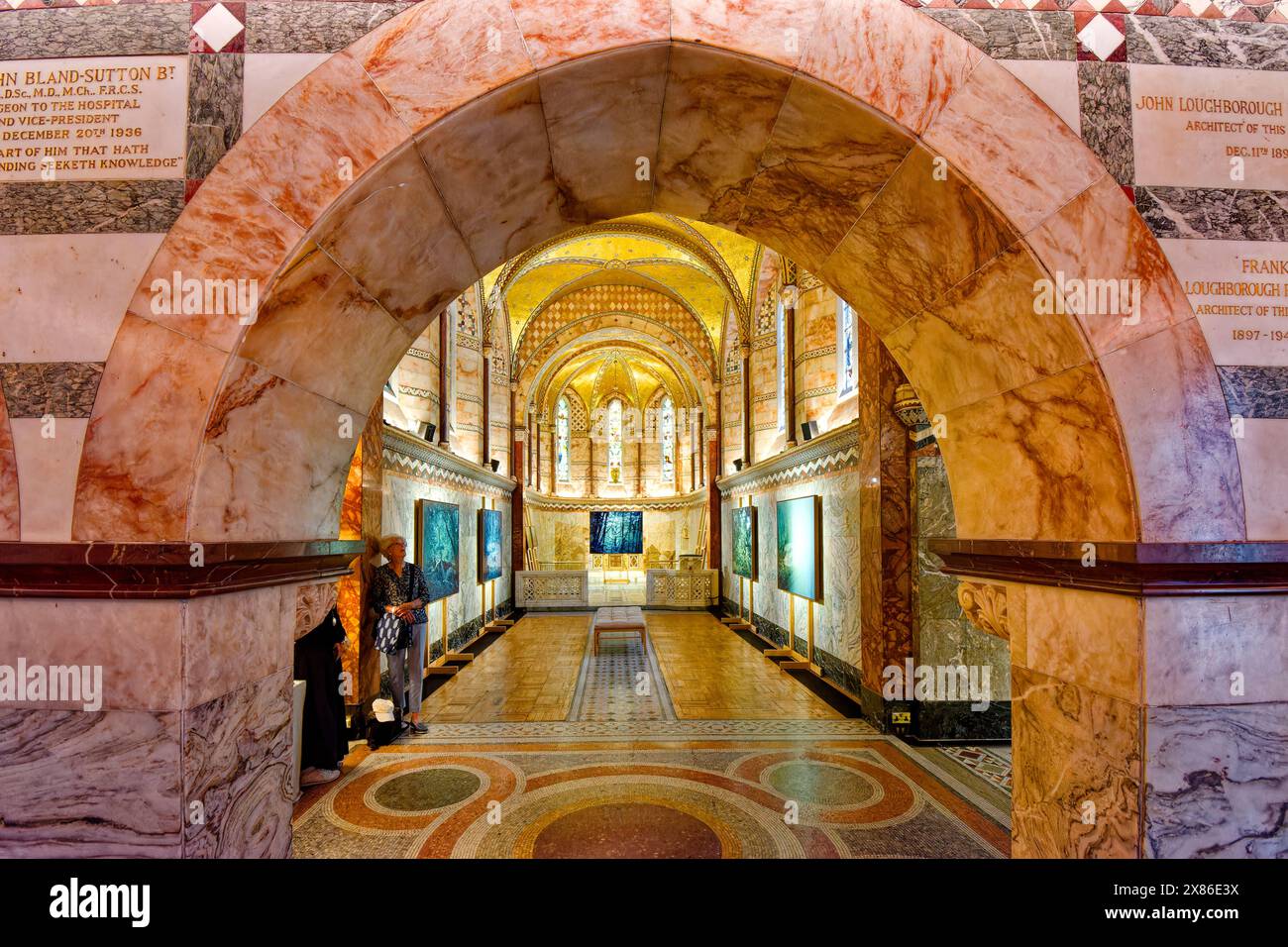 Fitzrovia Chapel Fitzroy Place London built in 1891–92 as the Middlesex ...