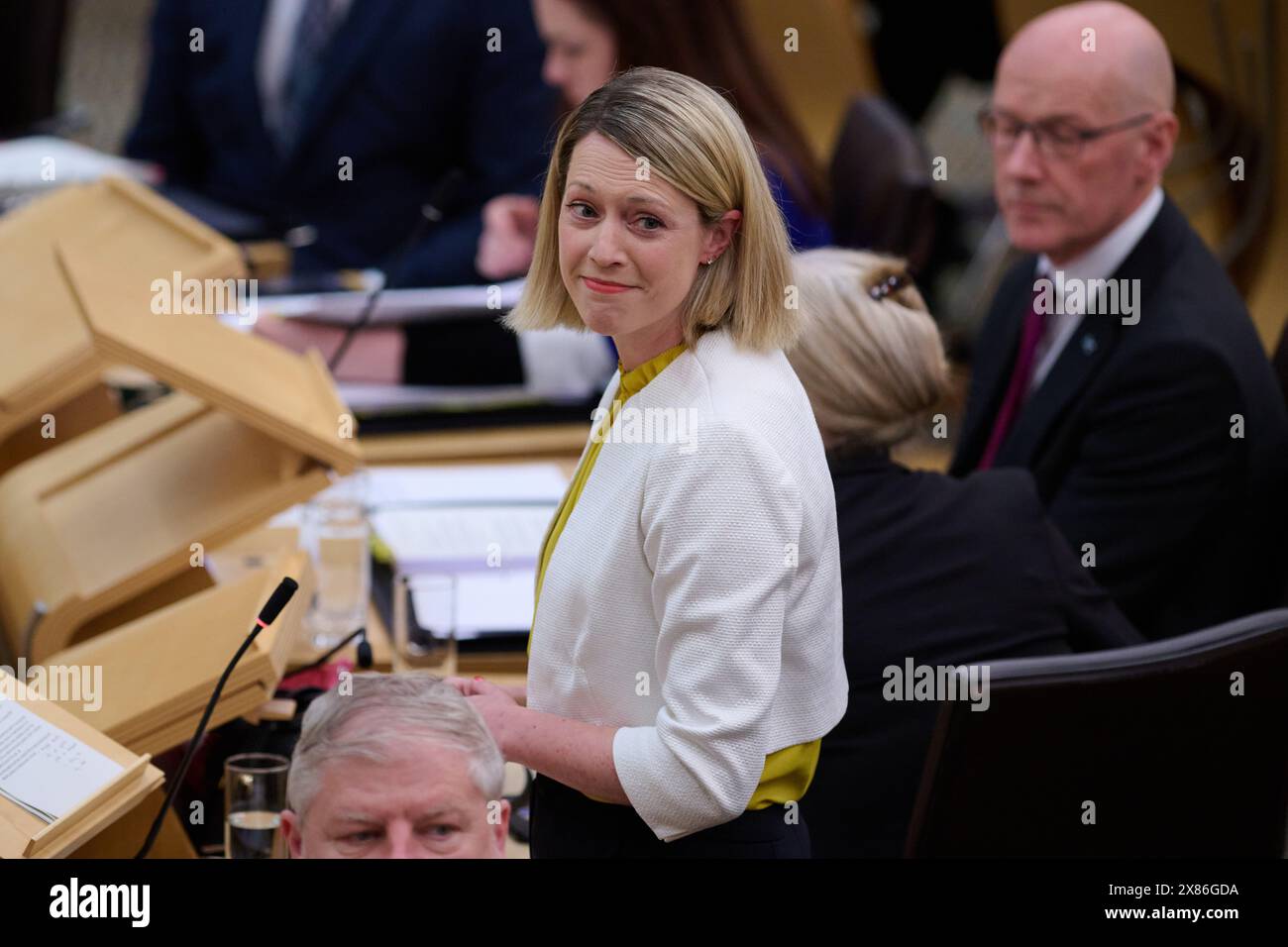Edinburgh Scotland, UK 23 May 2024. Jenny Gilruth MSP at the Scottish ...
